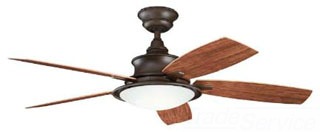 KC-310104TZP 52 INCH CAMERON FAN - Villa Lighting